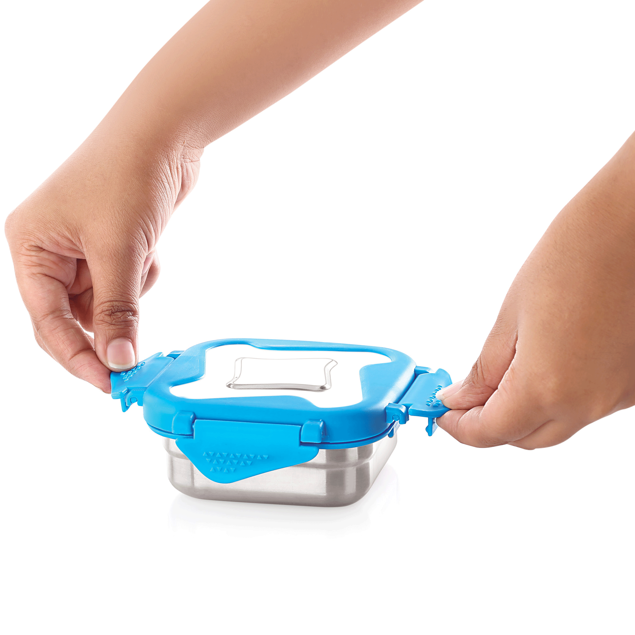 Smart Stainless Steel Container - Square - 360ML