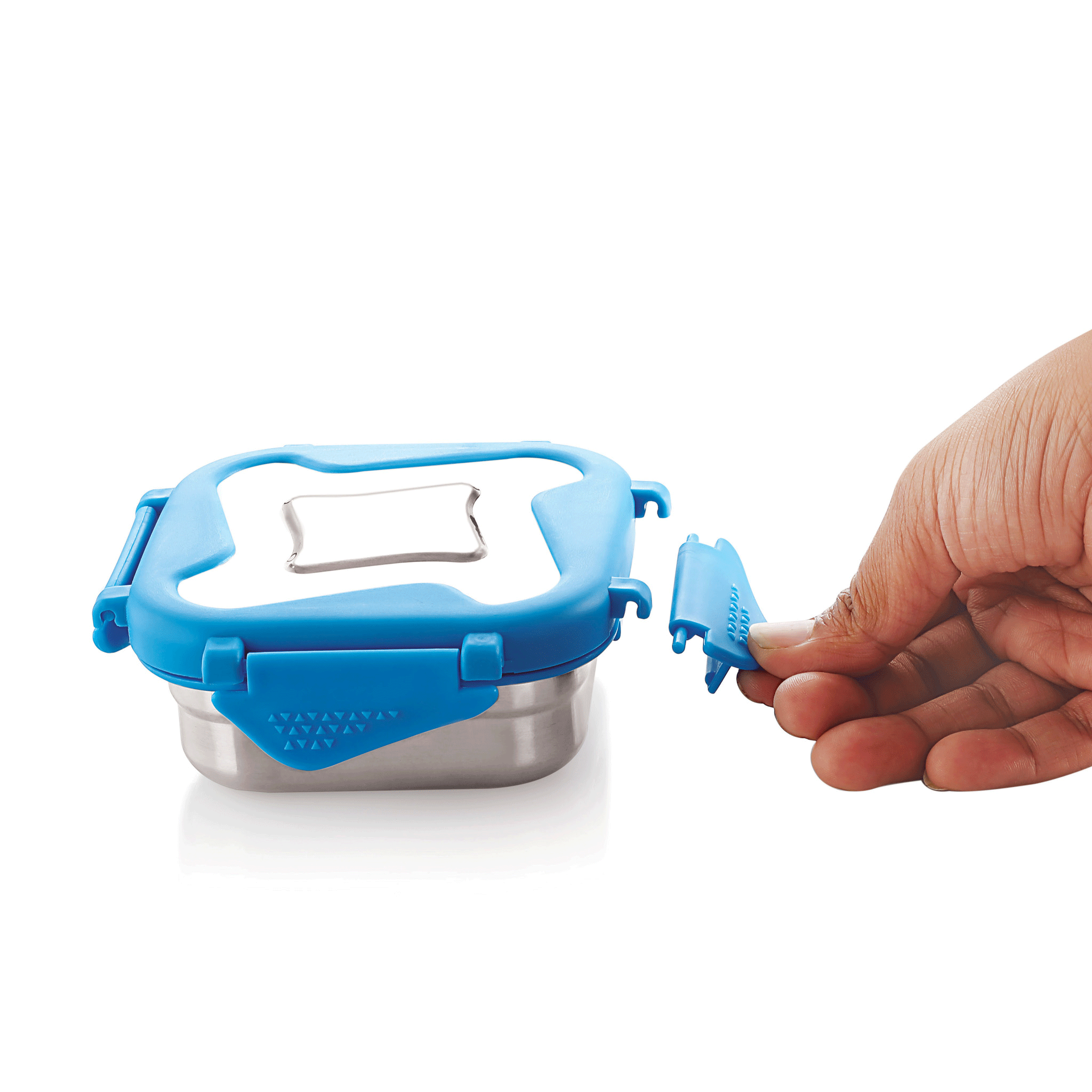 Smart Stainless Steel Container - Square - 360ML