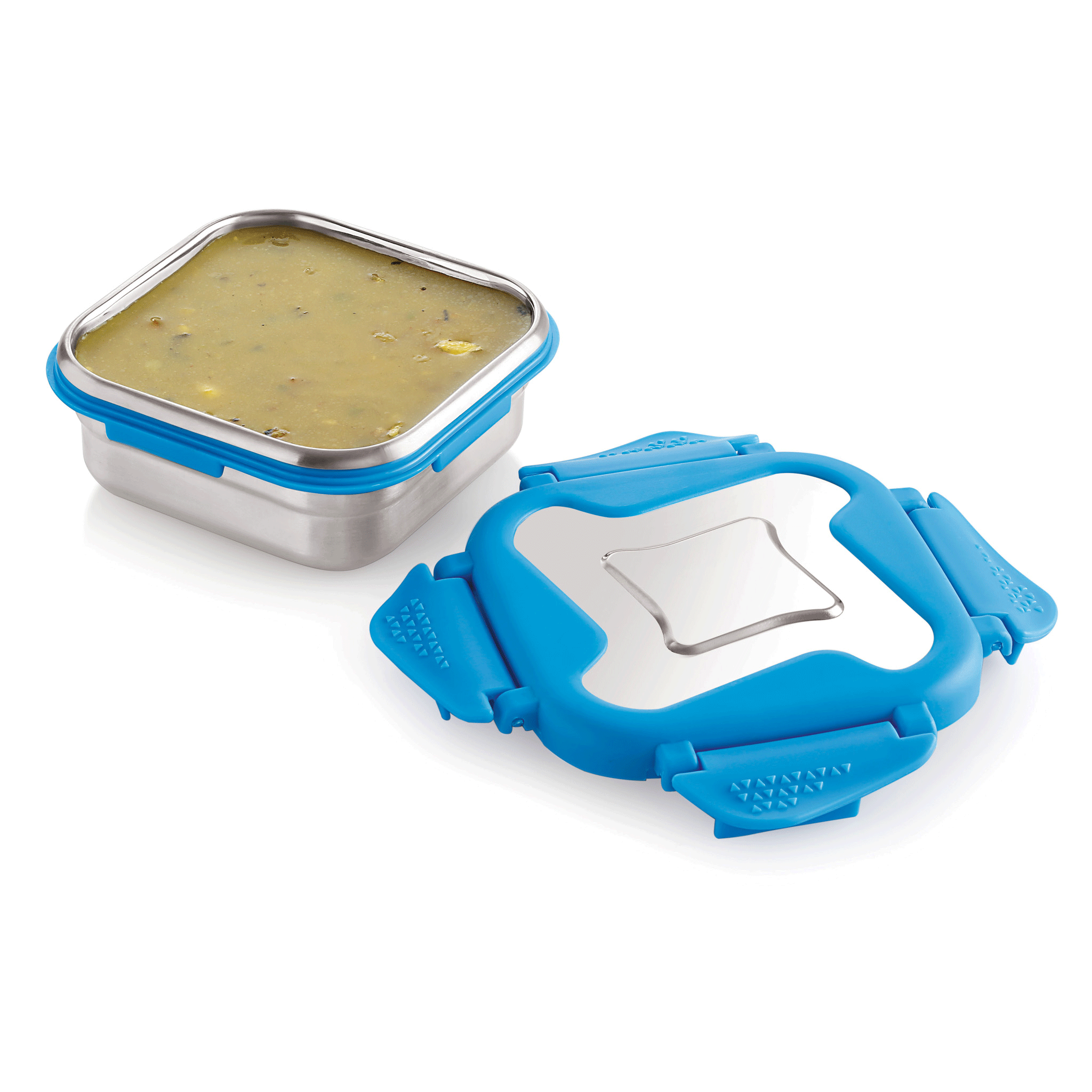 Smart Stainless Steel Container - Square - 360ML