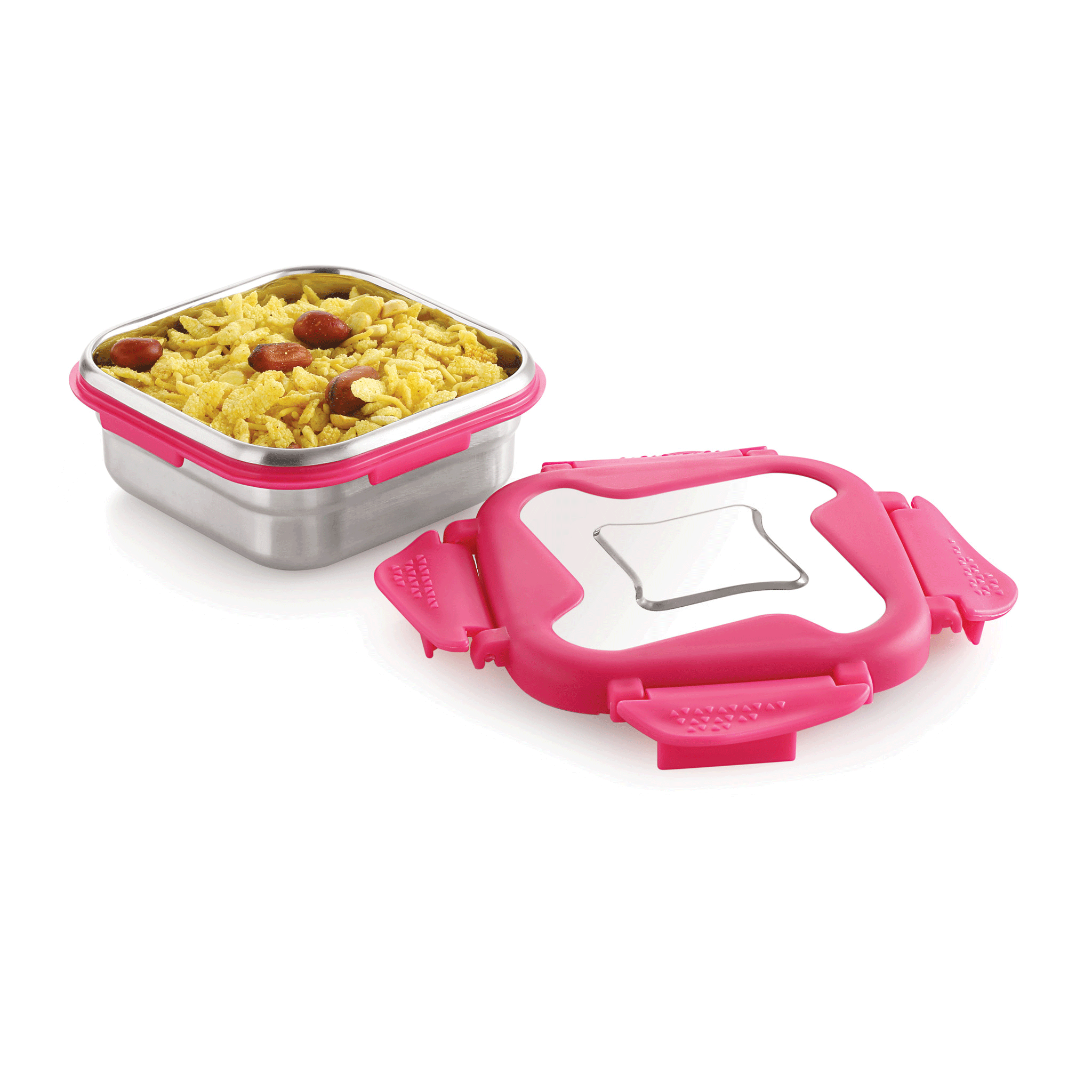 Smart Stainless Steel Container - Square - 250ML